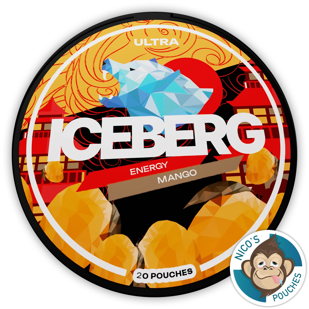 Iceberg Ultra Energy Mango 150mg – Nico's Pouches